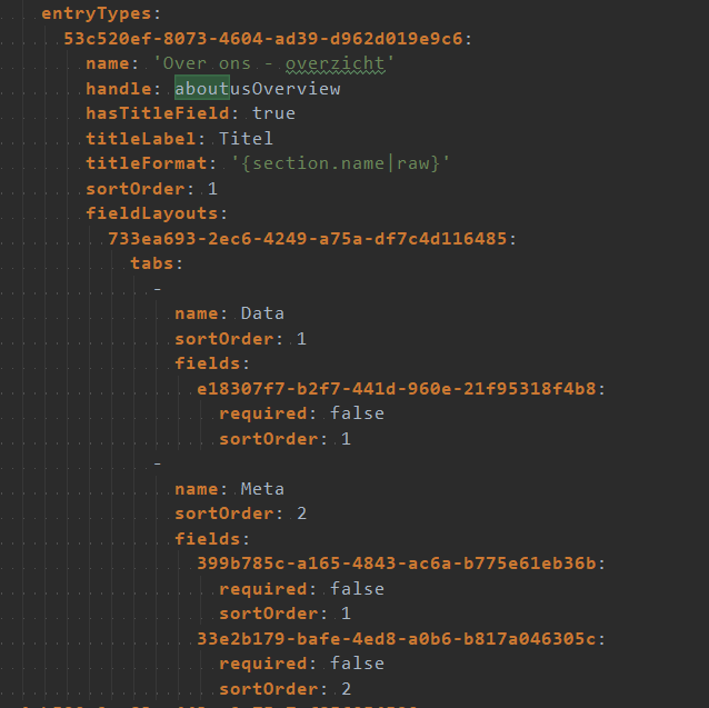 Project config not syncing all the data · Issue #4028 · craftcms/cms · GitHub