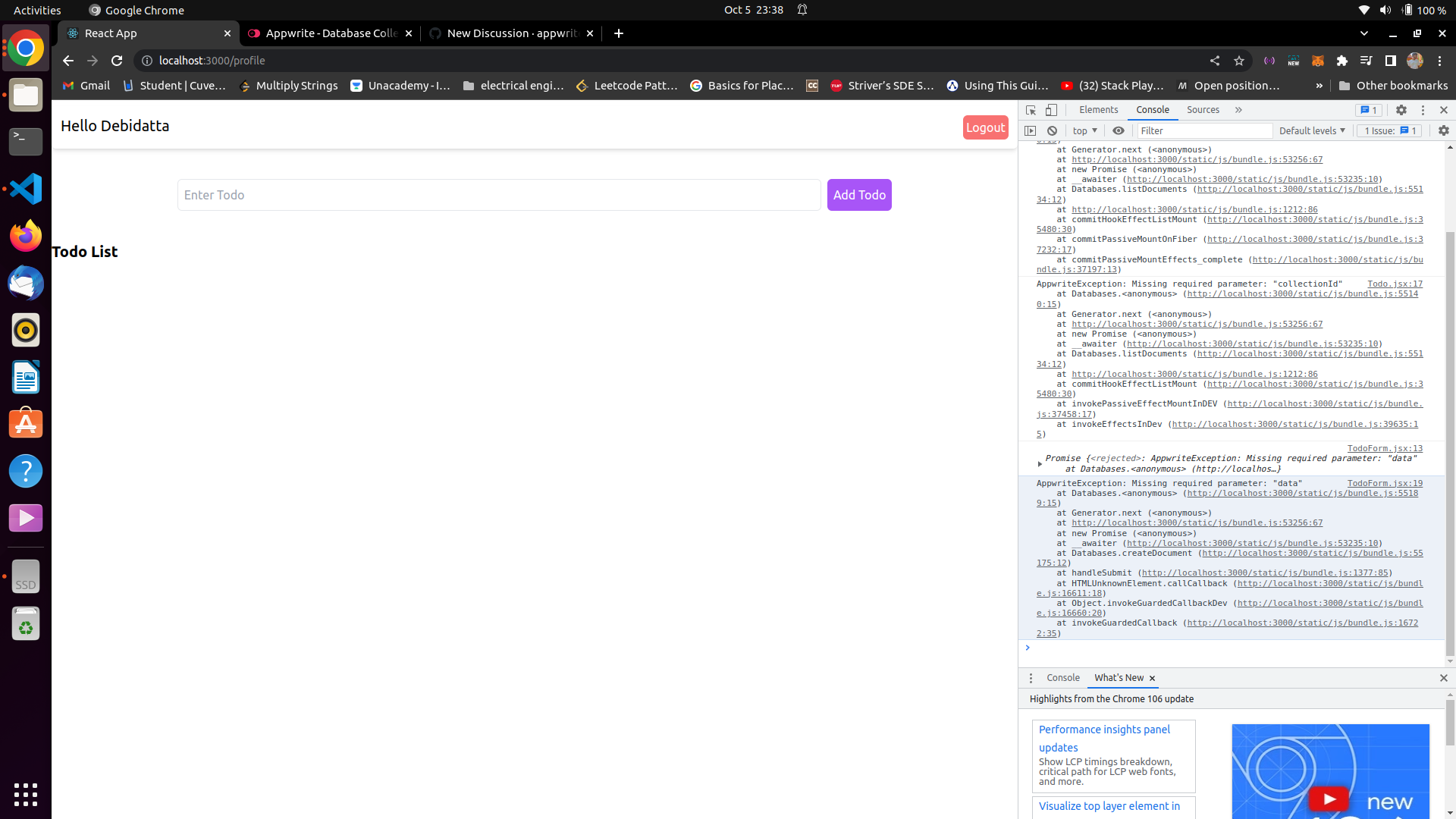 Please Some One Kindly Help Me · Appwrite Appwrite · Discussion 4301 · Github