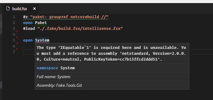 Open System causes error in intellisense in Ionide · Issue #1985 · fsprojects/FAKE · GitHub