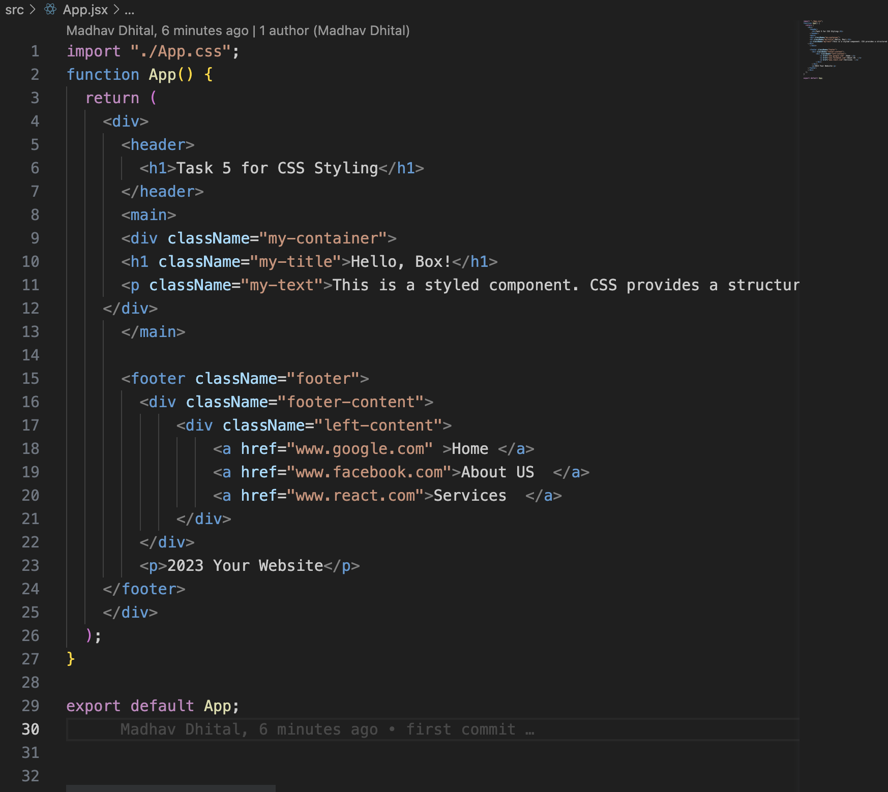 Task 5: CSS and JS · Issue #5 · yogeshtakeo/BFD36_files · GitHub