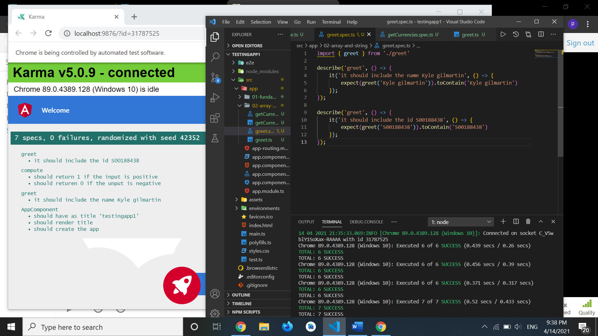 GitHub - KyleGilmartin/Week1Testing · GitHub