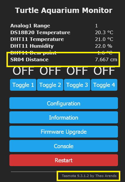 tasmota32-sensor problem: HC-SR04 not recognized [RESOLVED] · arendst Tasmota · Discussion ...