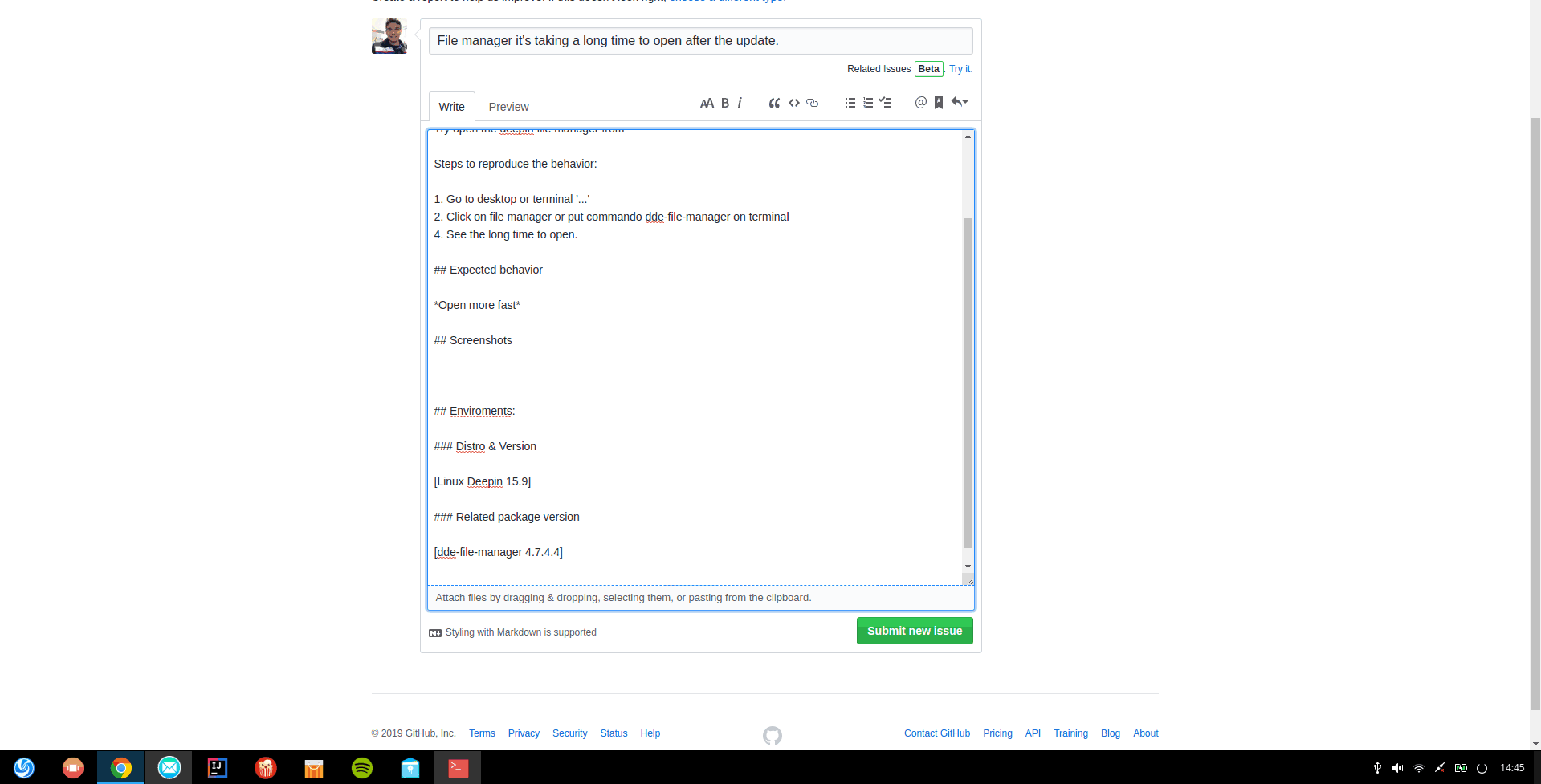 File manager it's taking a long time to open after the update. · Issue #840 · linuxdeepin ...