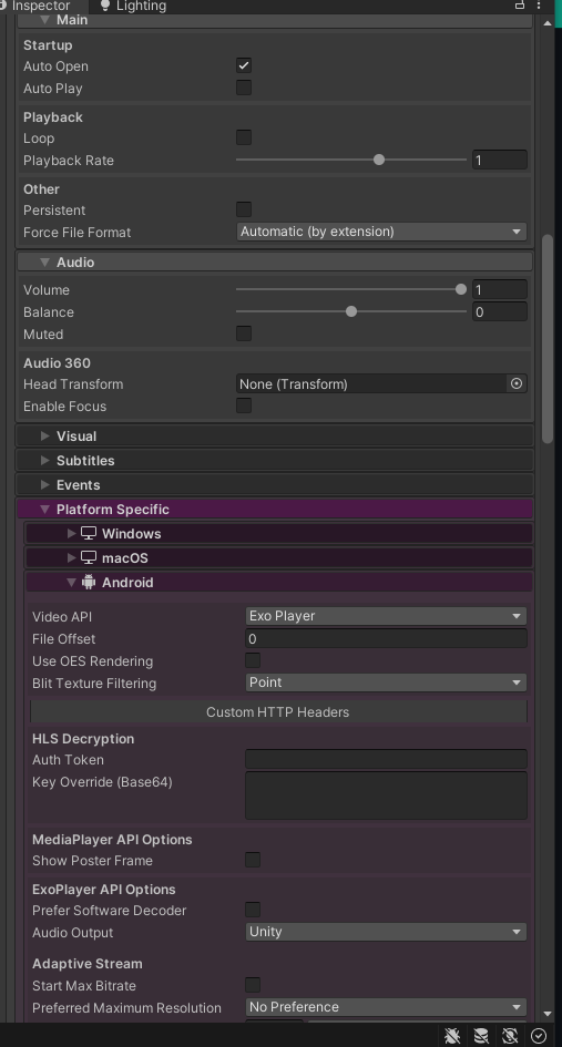 Cutoff with Rolloff Audio · Issue #1584 · RenderHeads/UnityPlugin-AVProVideo · GitHub