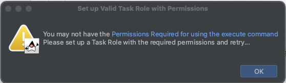 "Enable Command Execution": Gives wrong error when service is EC2 with no task role · Issue ...