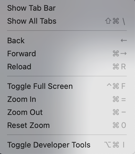 Back bound to LEFT ARROW keyboard shortcut on Mac OS · Issue #1426 · nativefier/nativefier · GitHub