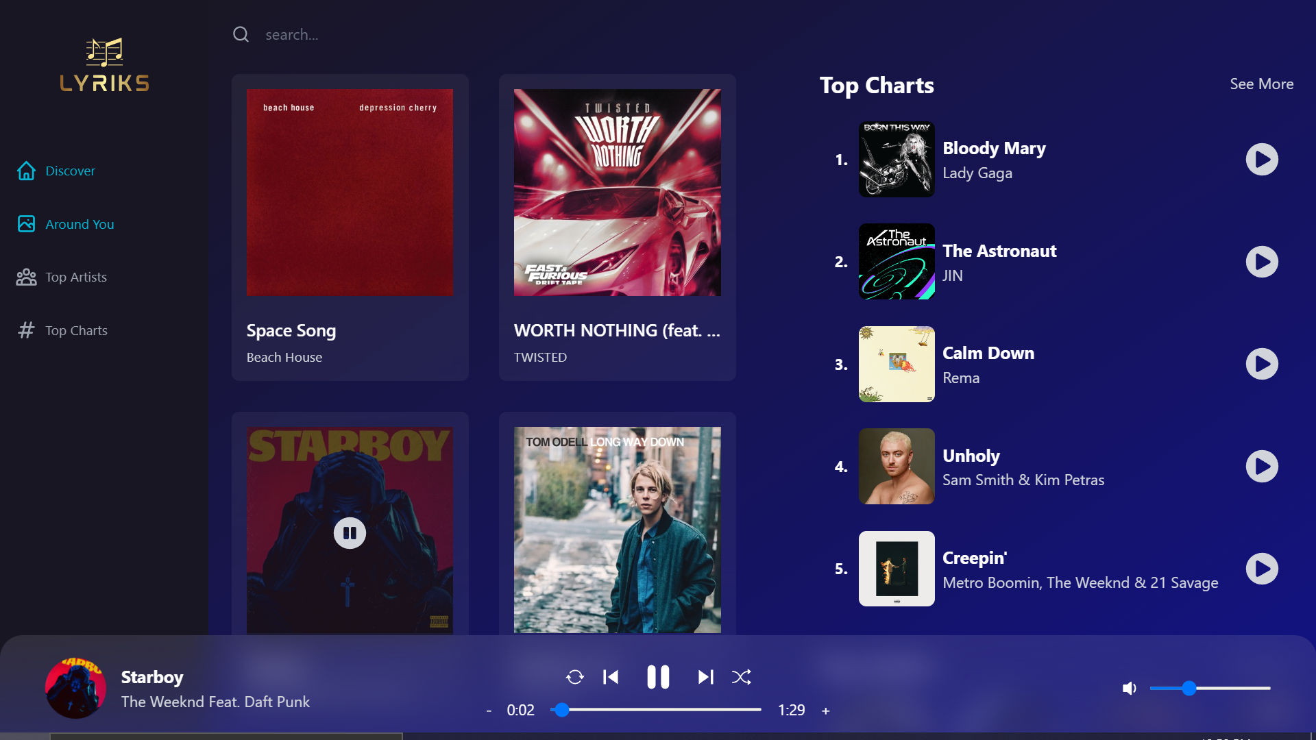 GitHub - MahendraBishnoi29/musify: Music Streaming Web App Built With ...