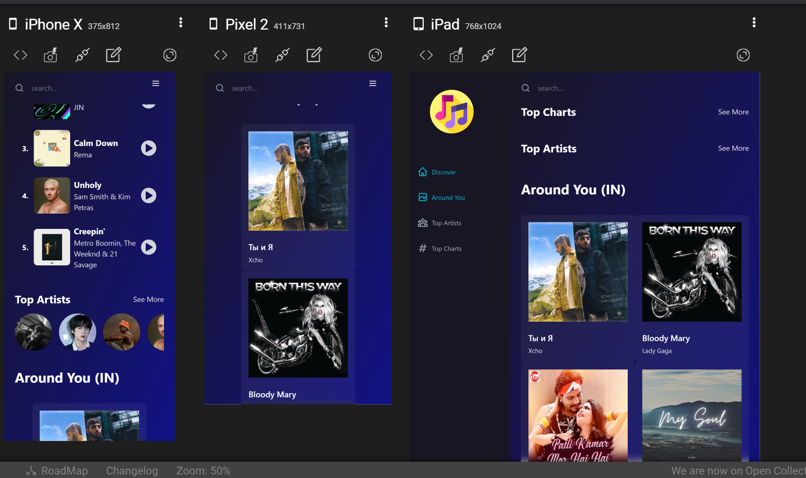 GitHub - MahendraBishnoi29/musify: Music Streaming Web App Built With React, ShazamAPI, Redux ...