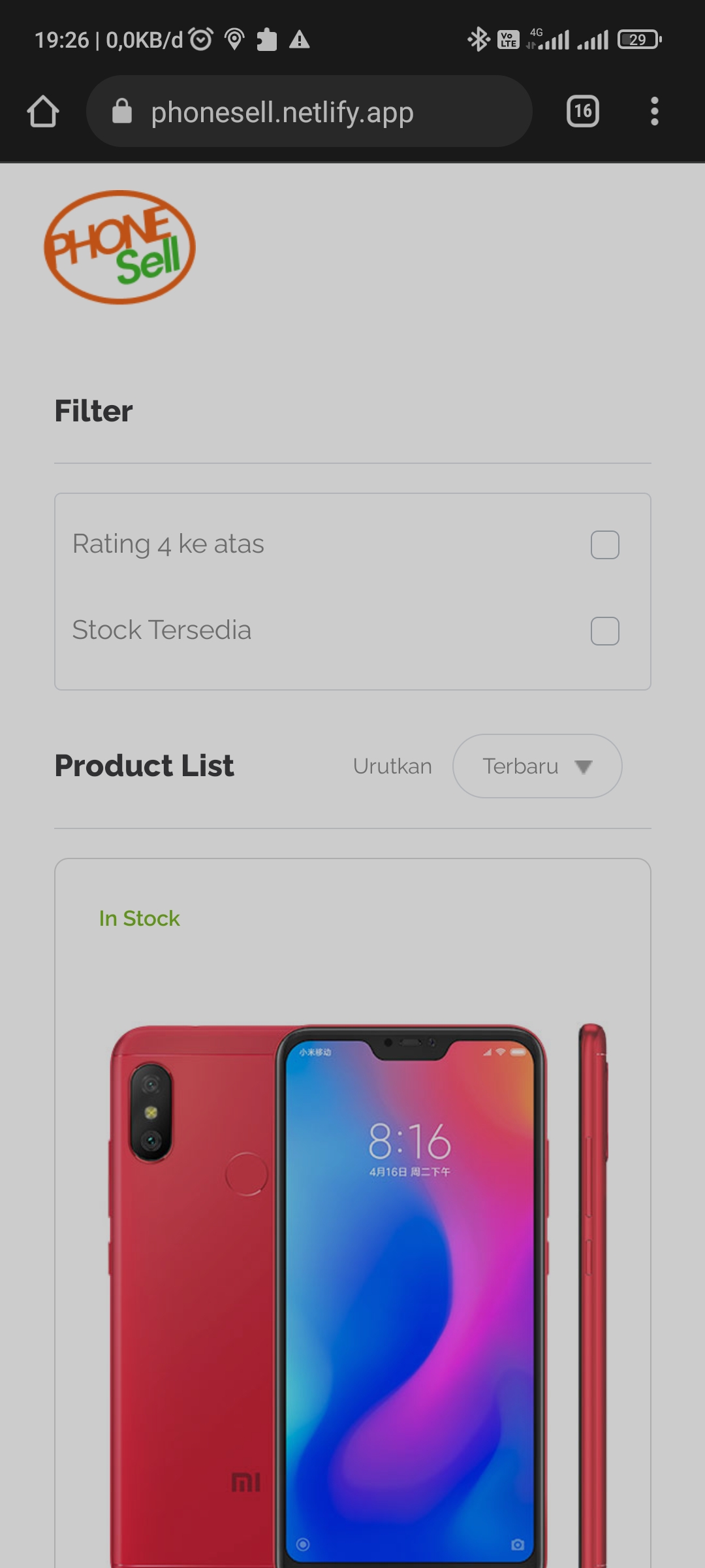 GitHub - zulkamaula/PhoneSell