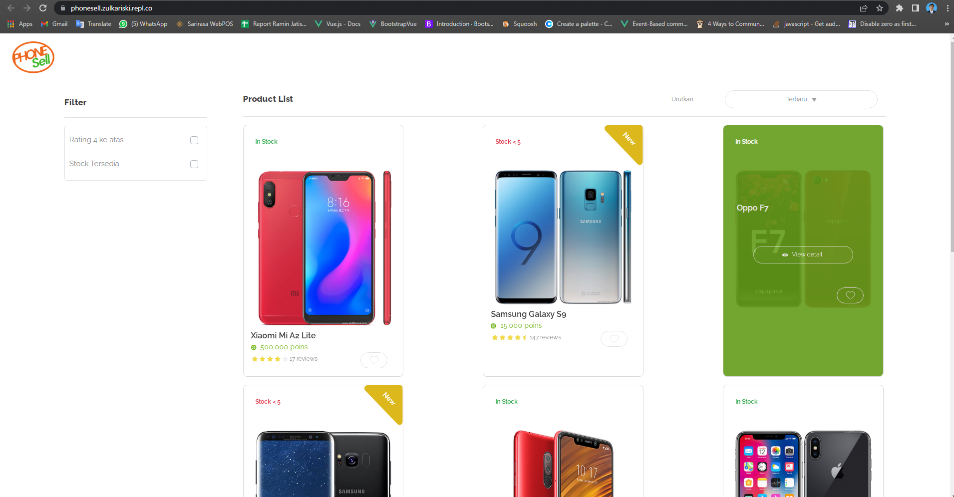 GitHub - zulkamaula/PhoneSell
