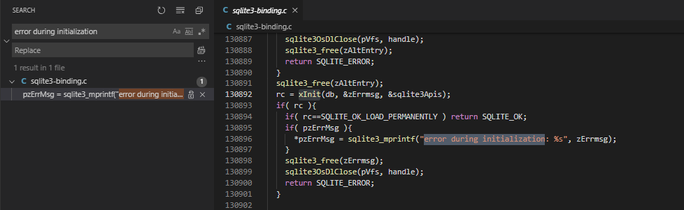 windows下go的example运行报错： error during initialization: · Issue #113 · wangfenjin/simple · GitHub