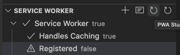 [VSCODE] There are two refresh button for service worker section · Issue #2781 · pwa-builder ...