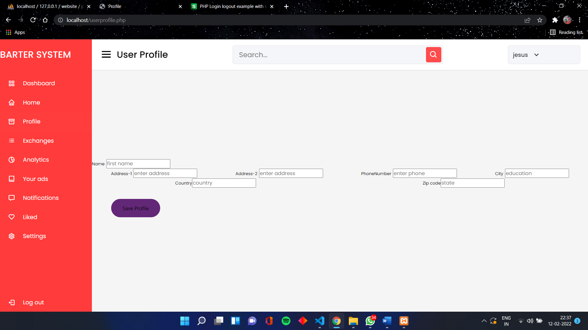 GitHub - Prajwalabraham/Barter-System: An E-commerce Website based on ...