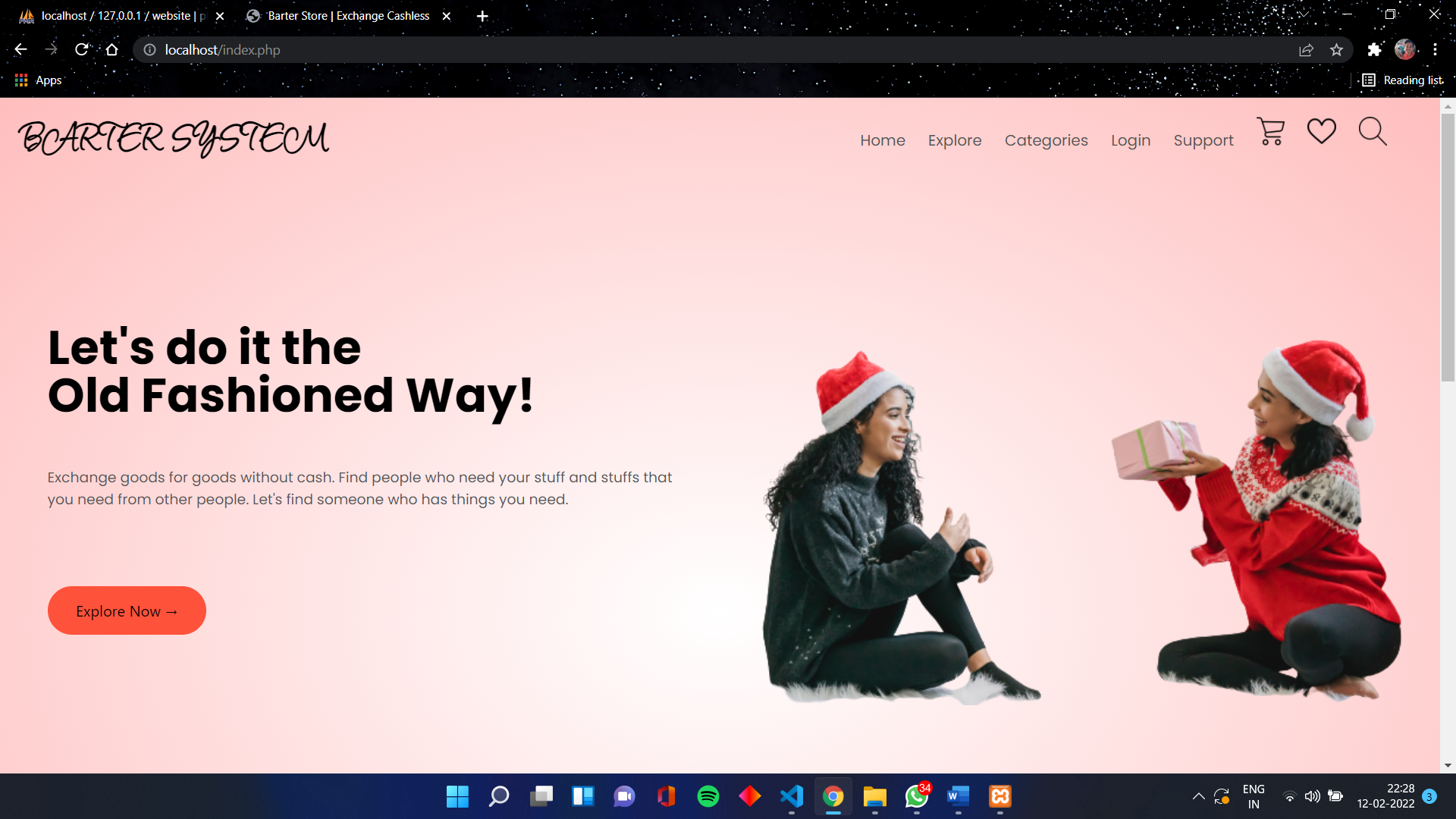 GitHub - Prajwalabraham/Barter-System: An E-commerce Website based on HTML, CSS, PHP, MySQL