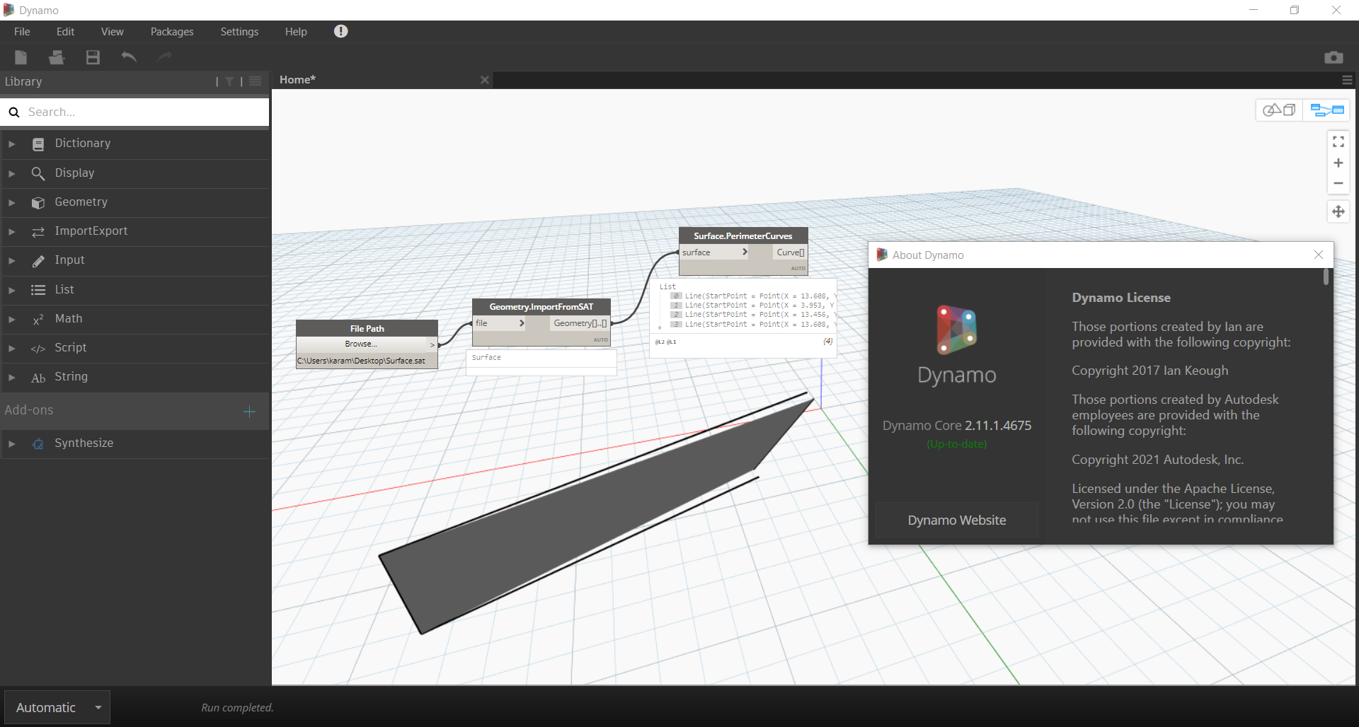Possible Geometry Kernel Problem · Issue #11661 · DynamoDS/Dynamo · GitHub