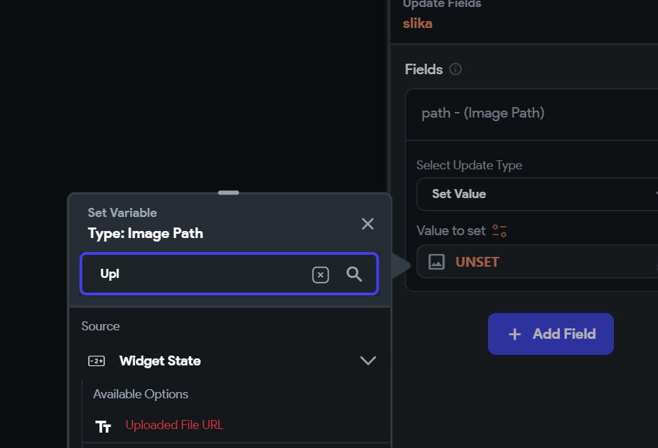 Custom component, action media upload, Uploaded File URL disabled (on ImagePath) · Issue #1263 ...