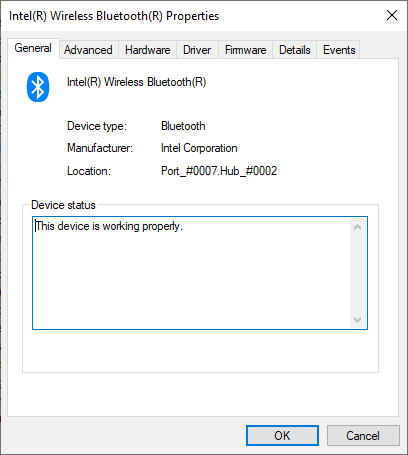 Bluetooth not found · Issue #272 · OpenIntelWireless/IntelBluetoothFirmware · GitHub
