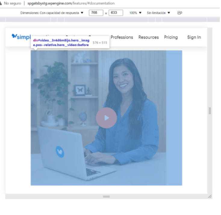 In "Your all-in-one private practice partner” difference in spaces and image size. · Issue #77 ...