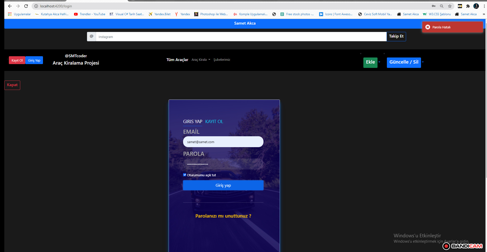 GitHub - smtdeveloper/RentalCarProjectFrontend: Engin Demirog C# & Angular kampı Frontend kısmı