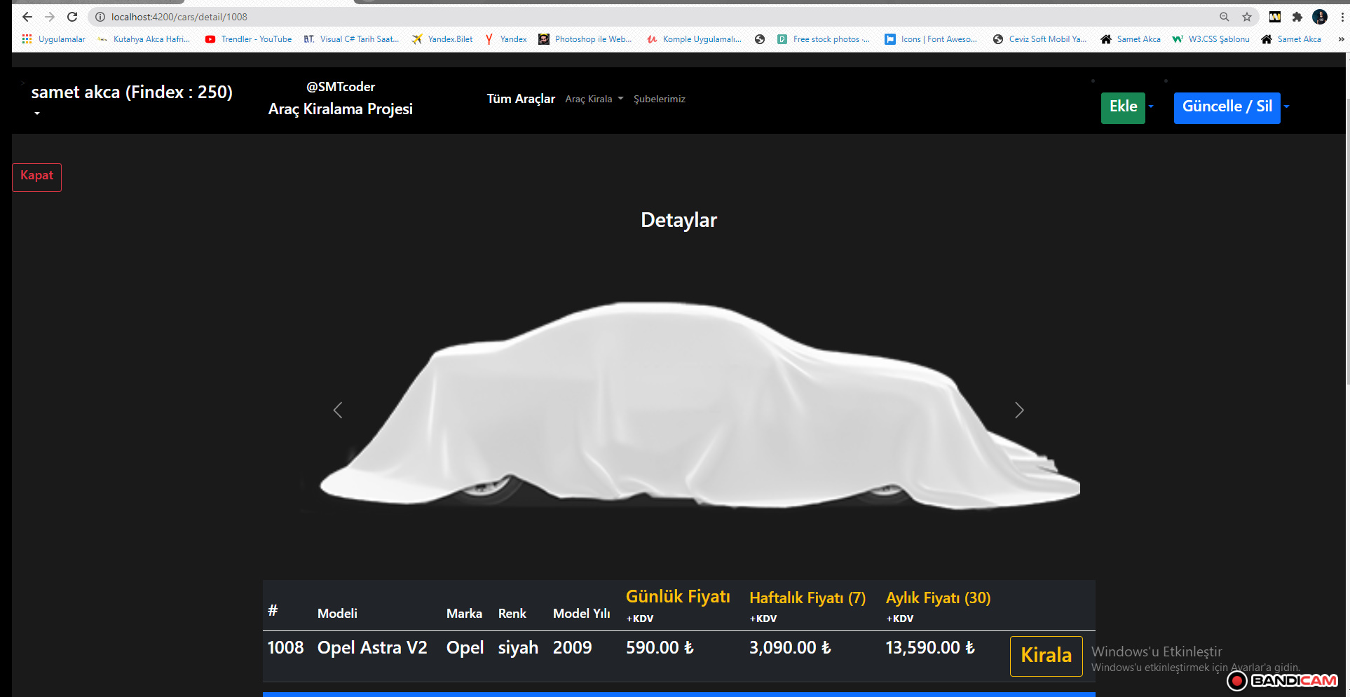 GitHub - smtdeveloper/RentalCarProjectFrontend: Engin Demirog C# & Angular kampı Frontend kısmı