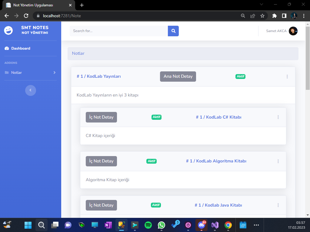 GitHub - smtdeveloper/NoteManagementApp