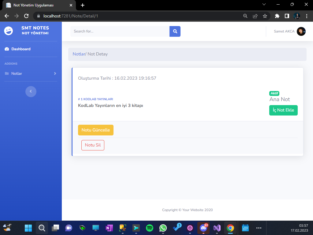 GitHub - smtdeveloper/NoteManagementApp