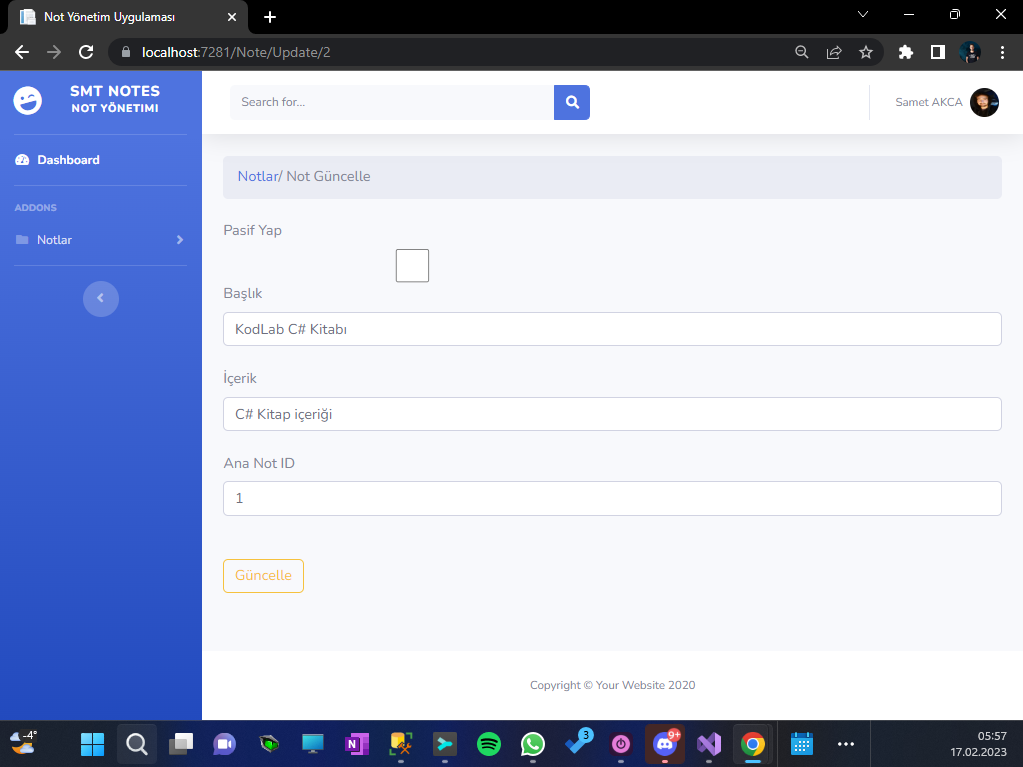 GitHub - smtdeveloper/NoteManagementApp