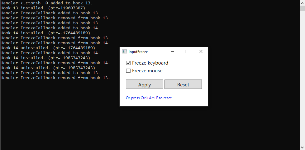 GitHub - lzjhz/InputHook: A simple tool for locking keyboard and mouse input