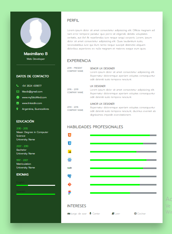 GitHub - delacruz97/curriculum-vitae: curriculum vitae echo en Html y Css.