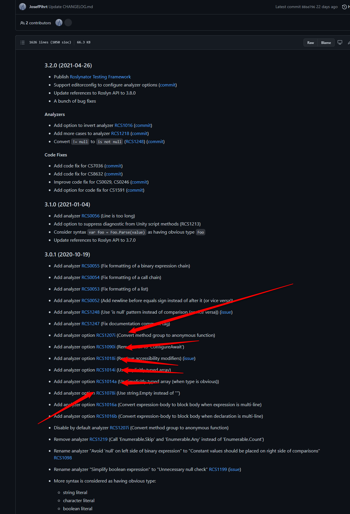 404 · Issue #803 · dotnet/roslynator · GitHub