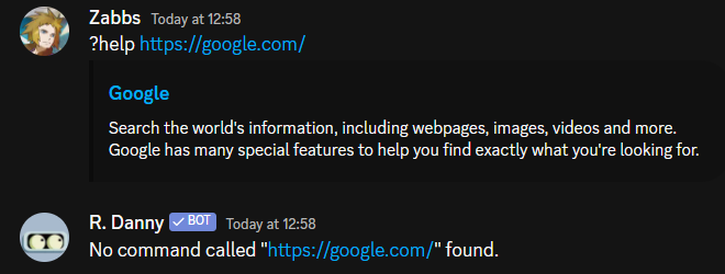 Inconsistent embed suppression across help · Issue #9163 · Rapptz/discord.py · GitHub