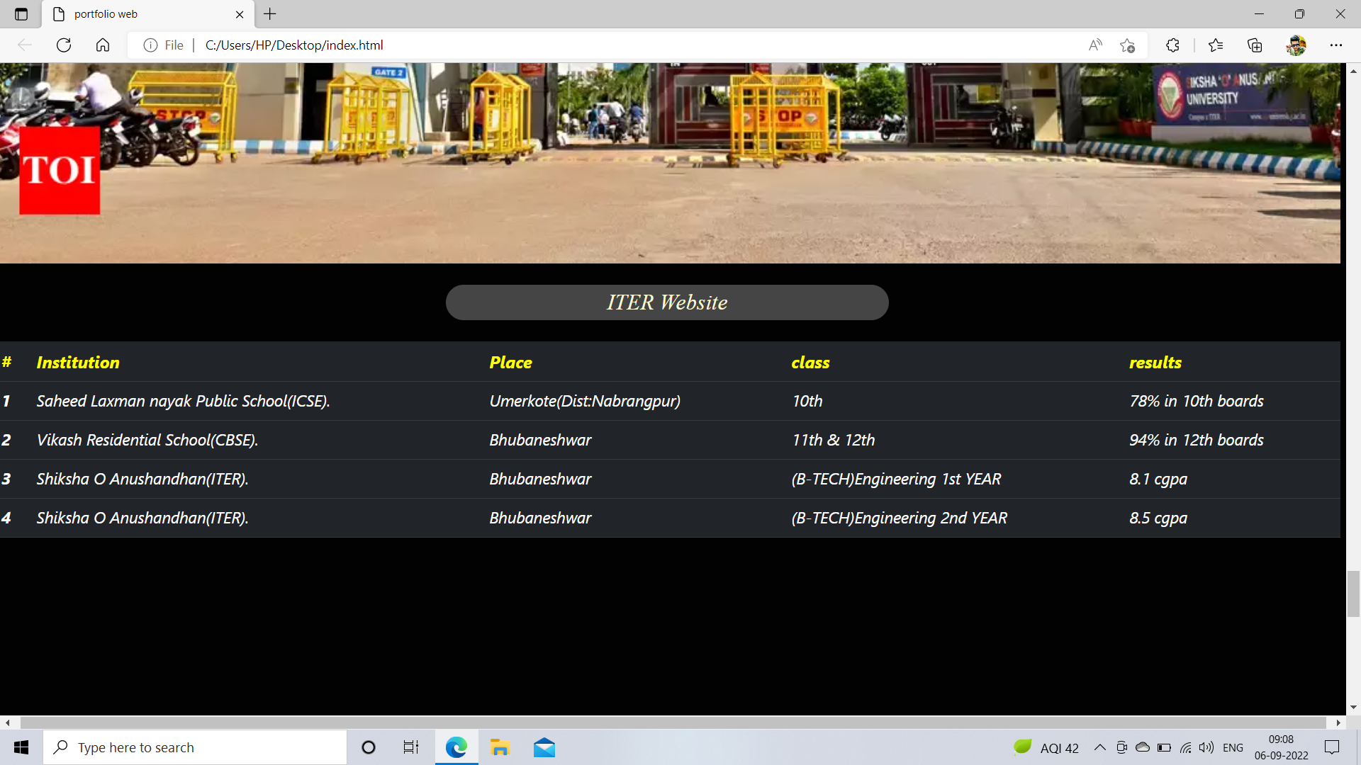 GitHub - subhamdey1234/My-portfolio-website: Its my portfolio website