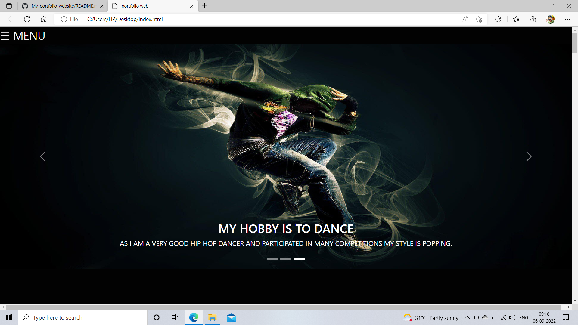 GitHub - subhamdey1234/My-portfolio-website: Its my portfolio website