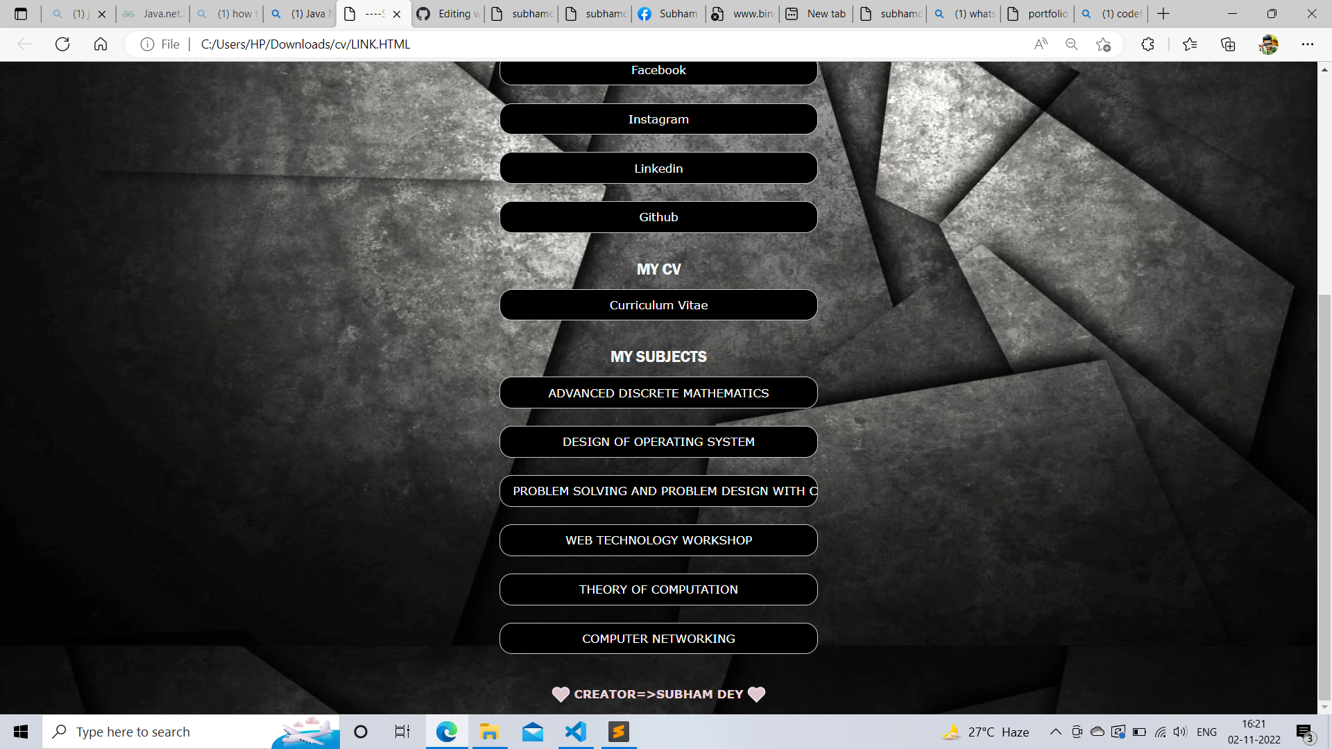 GitHub - subhamdey1234/website-of-my-social-platforms-and-study ...