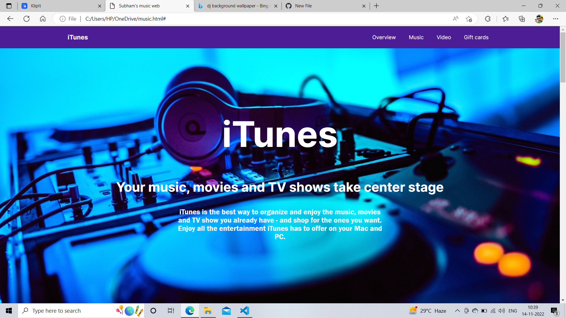 GitHub - subhamdey1234/itunesmusicweb.github.io: frontend music web ...