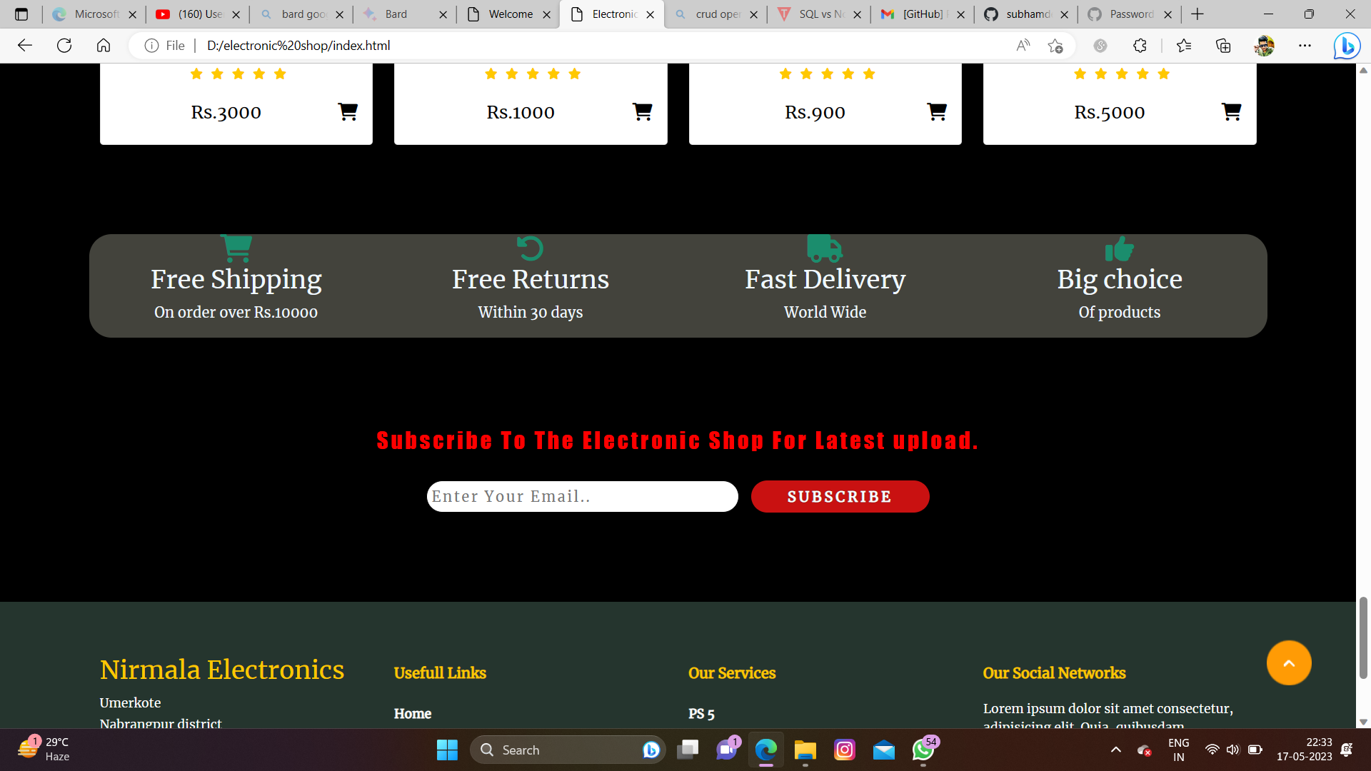 GitHub - subhamdey1234/electronic-shop: Created my Father's shop's ... GitHub - subhamdey1234/electronic-shop: Created my Father's shop's ...