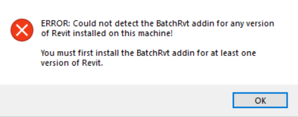 Error - RevitBatchProcessor doesnt work · Issue #83 · bvn-architecture/RevitBatchProcessor · GitHub