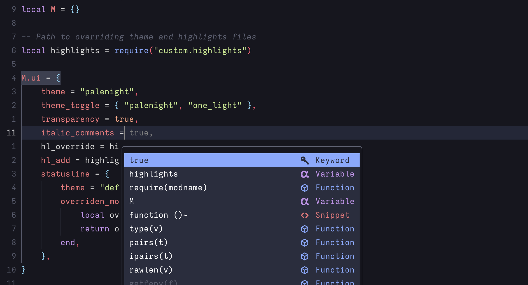 transparency is not applied to cmp suggestions · Issue #178 · NvChad/base46 · GitHub