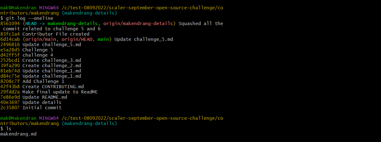 OS-challenge_1:4 & 9,11 &13:14,16:17, 20:21 & 23:30 Makendran G · Issue ...