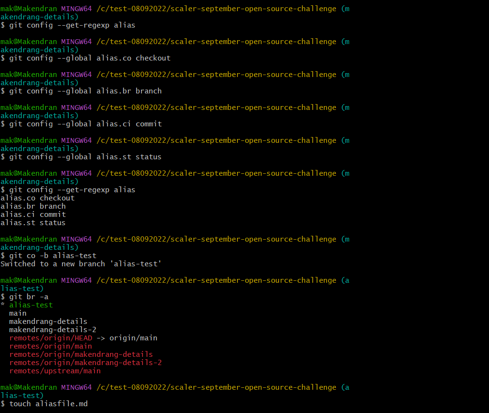 OS-challenge_1:4 & 9,11 &13:14,16:17, 20:21 & 23:30 Makendran G · Issue ...