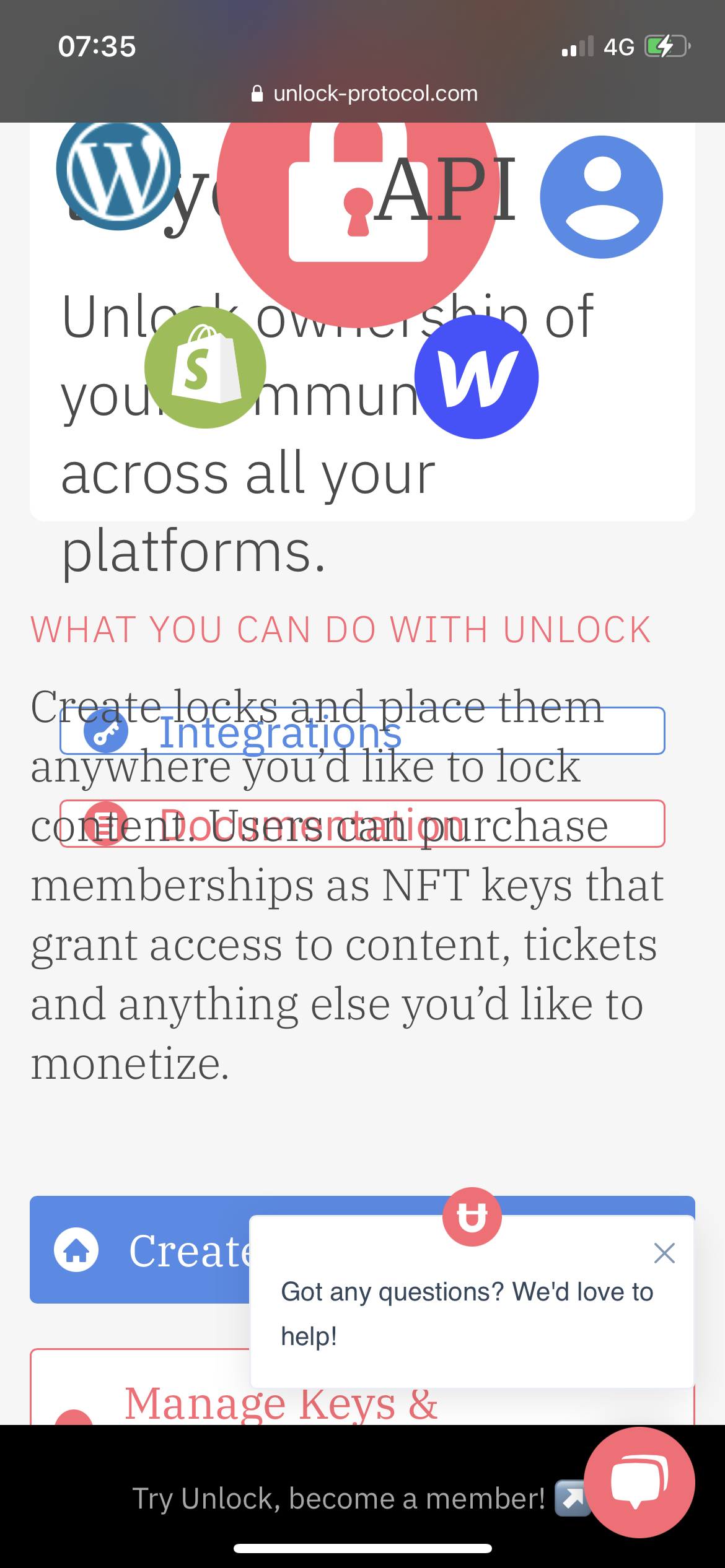 website UI broken on mobile · Issue #7591 · unlock-protocol/unlock · GitHub