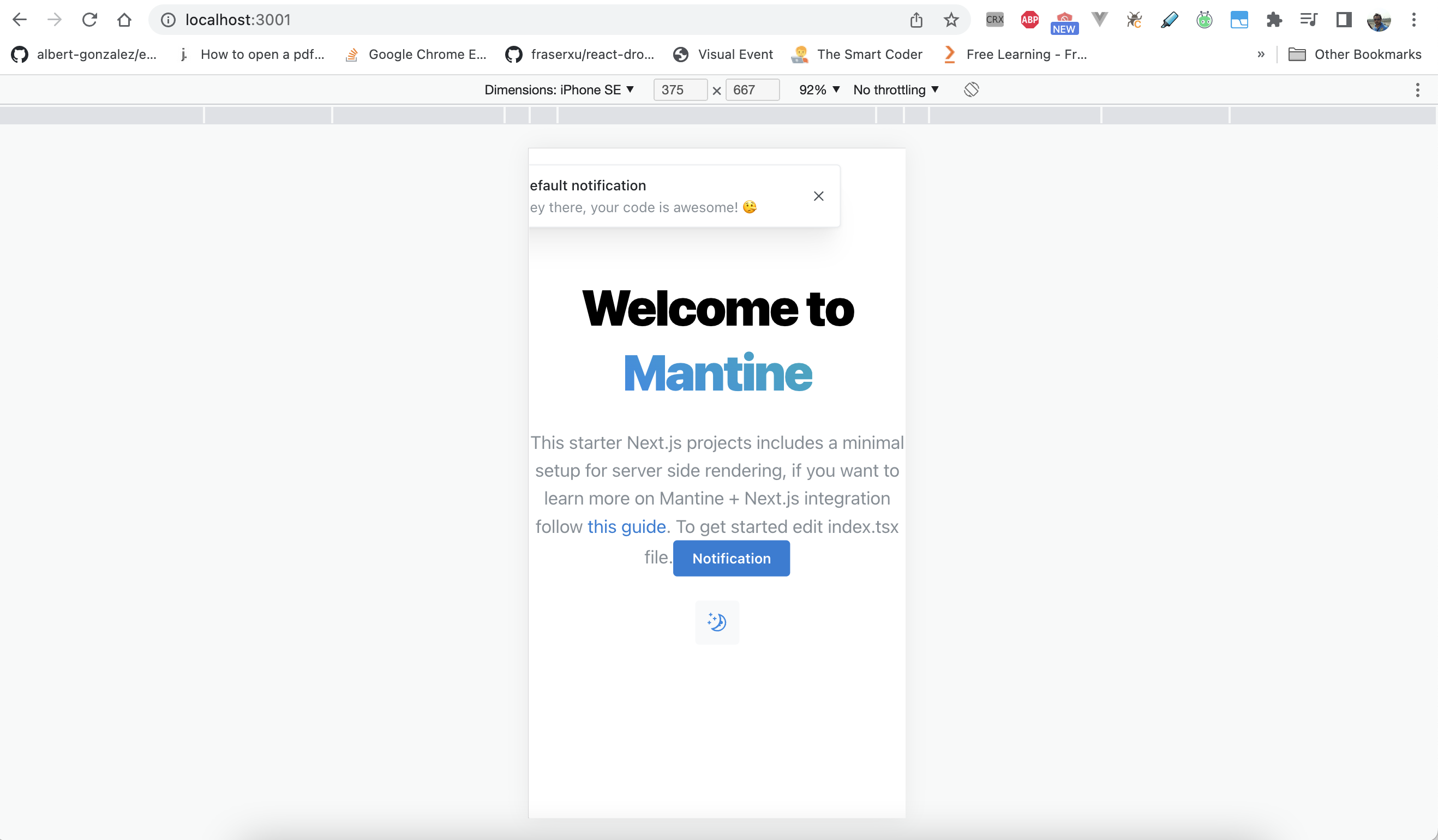Notifications position are not centered in mobile devices · Issue #1183 · mantinedev/mantine ...