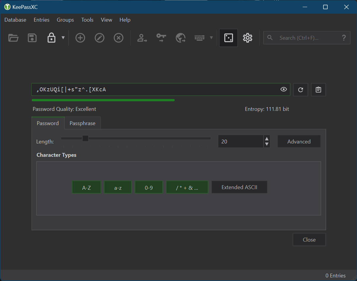 PW Generator will not open from main interface · Issue #9770 · keepassxreboot/keepassxc · GitHub