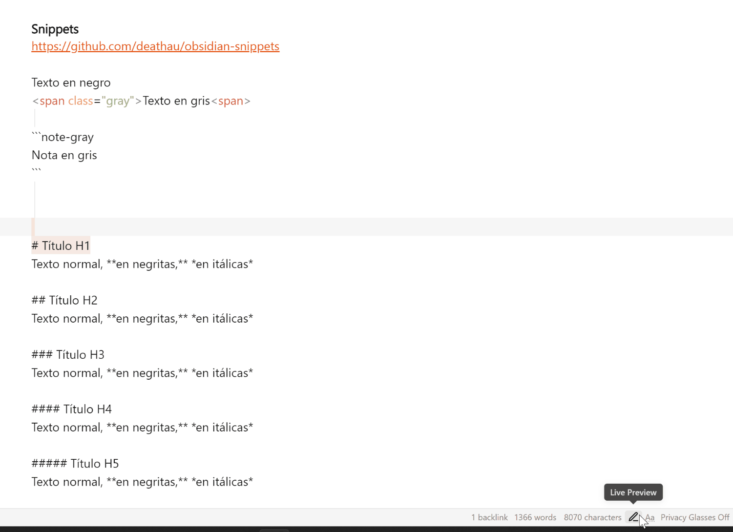 Headings format not show in Live Preview · Issue #393 · kepano/obsidian-minimal · GitHub