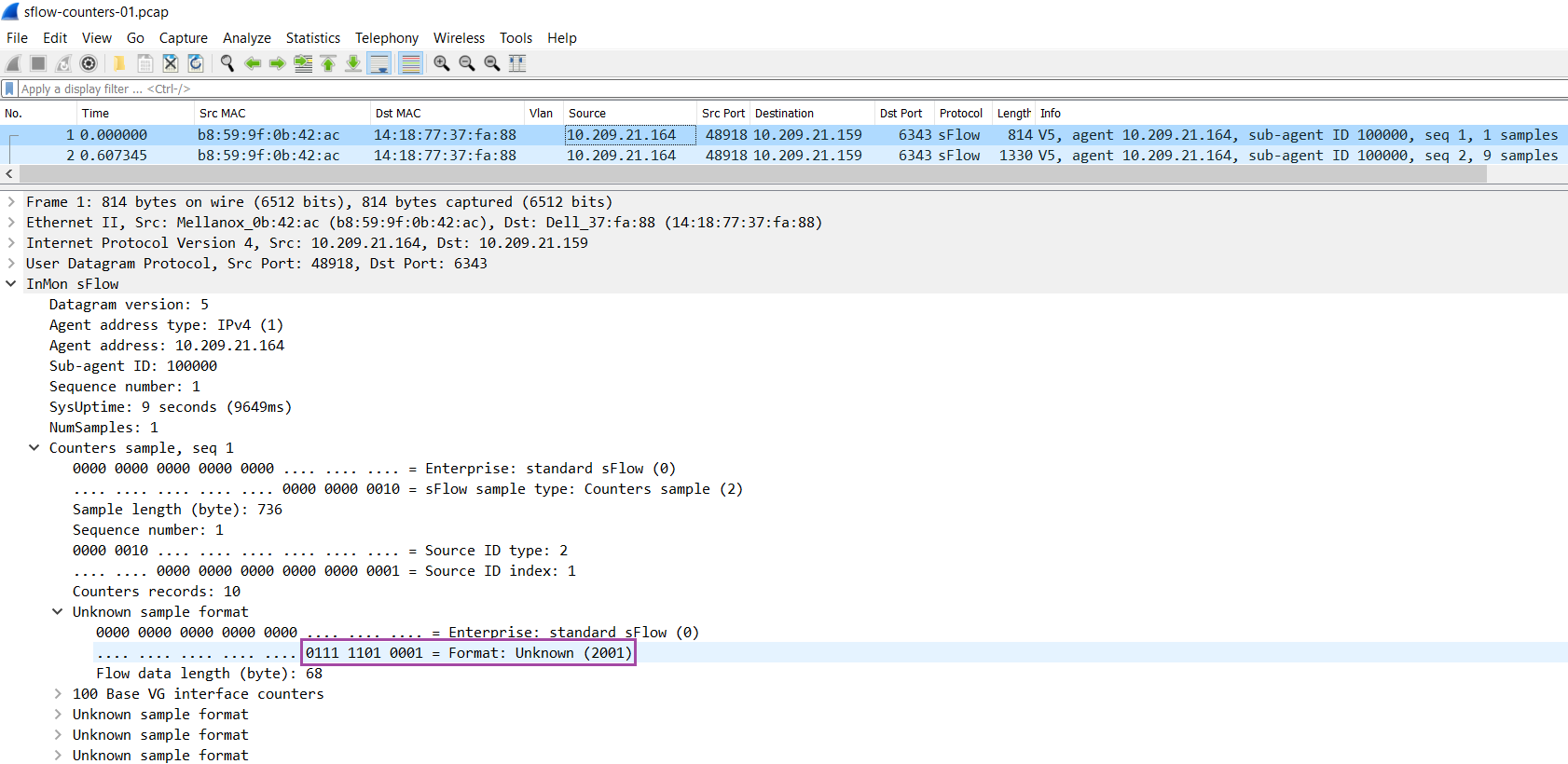 [sflow] corrupted interfaces counters are exported to sflow collector · Issue #6795 · sonic-net ...