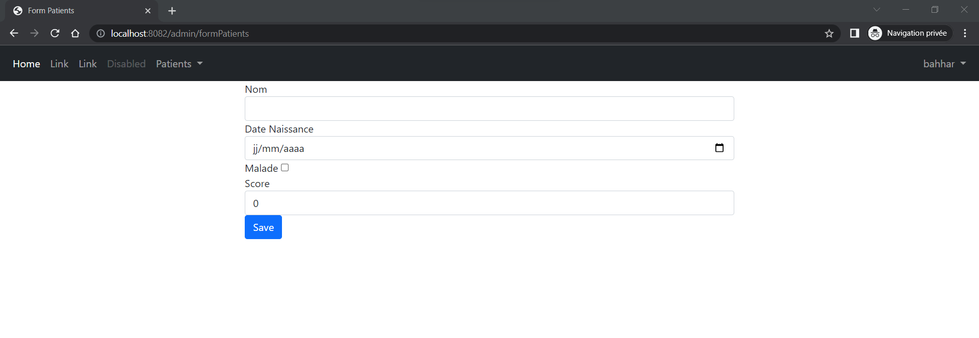 GitHub - Imadedd00/Gestion-Malade