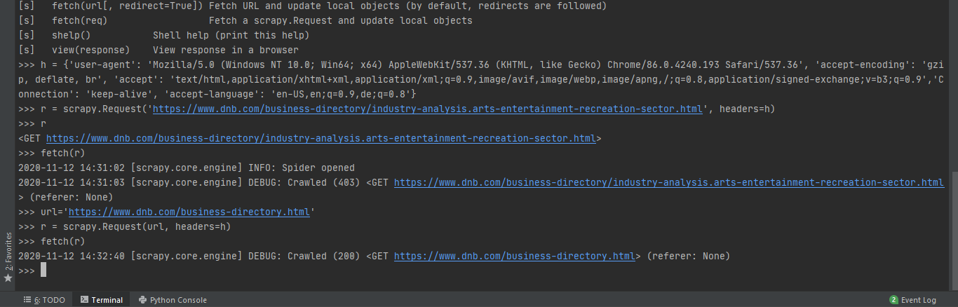python requests scrapes correctly but scrapy cant · Issue #4883 ...