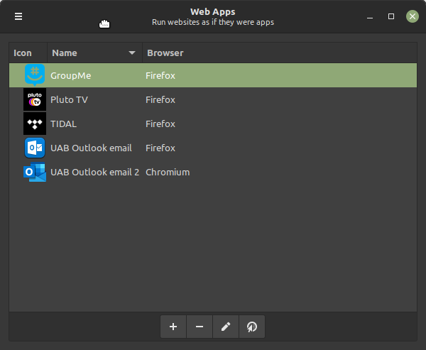 [Feature Request] Add per webapp audio entry · Issue #178 · linuxmint/webapp-manager · GitHub