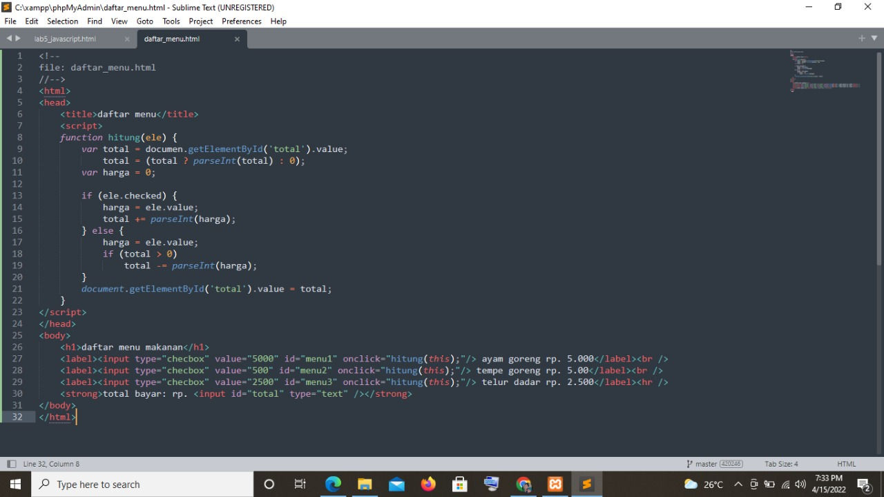 GitHub - FAKHRUDINnizar/Lab5Web