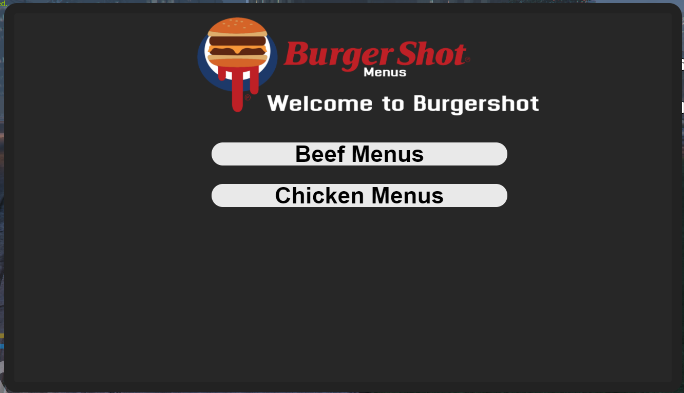 GitHub - BlackzoneV/bz_burgermenu: FiveM (Standalone)